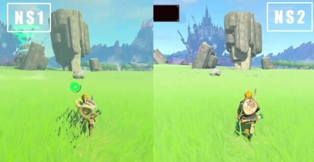 《王国之泪》NS1 vs NS2画面对比，能有多大提升？_腾讯新闻