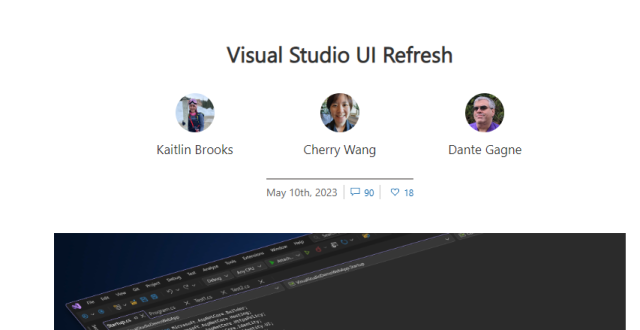 微软 Visual Studio 宣布 10 多年来首次 UI 重大改造_腾讯新闻