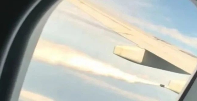 东航一飞机突发故障！空中紧急放油画面曝光……_腾讯新闻