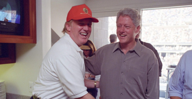 “与克林顿有性行为”满世界疯传，特朗普态度急转：档案公开，我俩是清白的_腾讯新闻