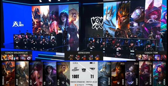 Quid阿卡丽飞雷神无力回天，T1有惊无险2-0 100T晋级2-2组_腾讯新闻