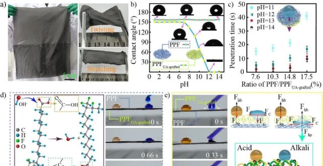 广西大学刘黎明CEJ：具有液体门控特性的pH响应Janus膜_腾讯新闻