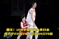 碾压！U18中国女篮大胜日本，张子宇22投20中狂砍44分14板_腾讯新闻