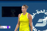 WTA1000迪拜站1/16决赛：萨巴伦卡2-0库德梅托娃丨returnACE！萨巴伦卡接发球直得破发闯入决胜局_腾讯新闻