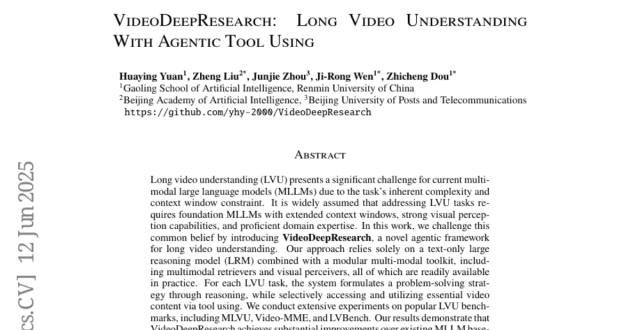 人大研究团队颠覆传统：不用巨型AI模型，也能轻松理解超长视频内容_腾讯新闻