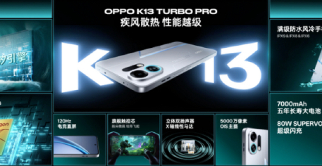 OPPO发布K13 Turbo系列：越级性能先锋，1799元起_腾讯新闻