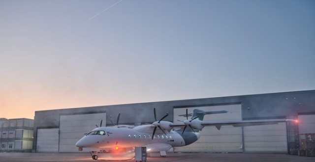 瑞典混合动力飞机制造商Heart推出全尺寸电动验证机Heart X1_腾讯新闻