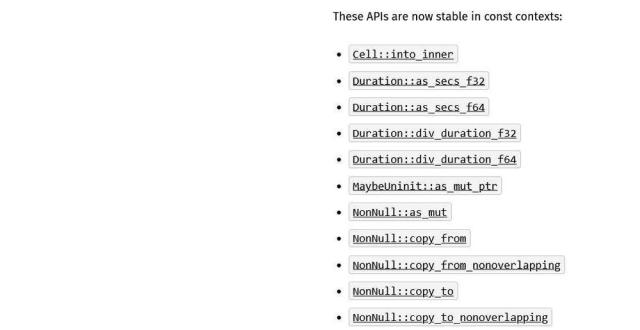 Rust 编程语言 1.83.0 发布：扩展 const 功能、强化 API 等_腾讯新闻