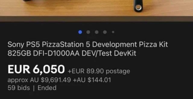 伪装成“披萨站”，索尼 PS5 开发套件以 6000 美元高价售出_腾讯新闻