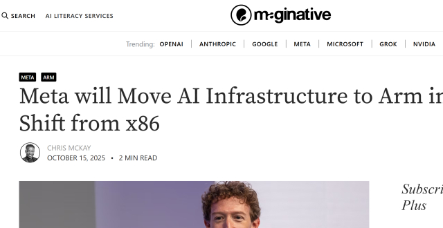 Meta 与 Arm 深化战略合作，AI 排名推荐系统将采用 Arm Neoverse IP 芯片_腾讯新闻