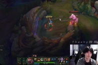 Theshy掏出上单男枪，一级1V2反杀一人，然后就开始调试防御塔灵敏度_腾讯新闻