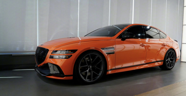 捷尼赛思G90 Magma假想图，能否超越奔驰V8插混？_腾讯新闻