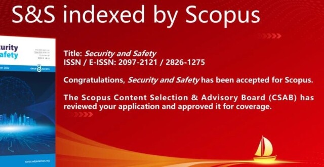 【喜讯】卓越高起点新刊Security and Safety (S&S)被Scopus收录！_腾讯新闻