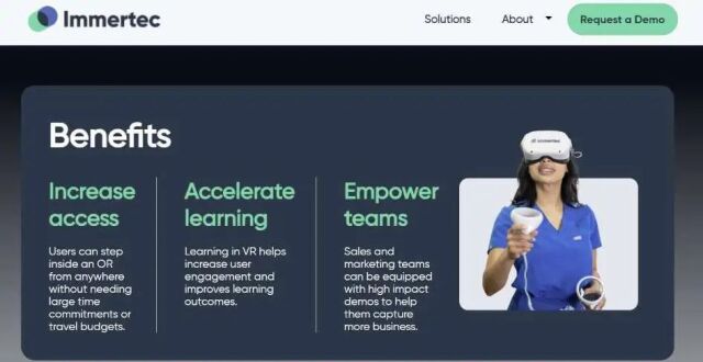 VR医疗培训Immertec获17500美元赠款，用于密歇根大学医学院VR培训_腾讯新闻