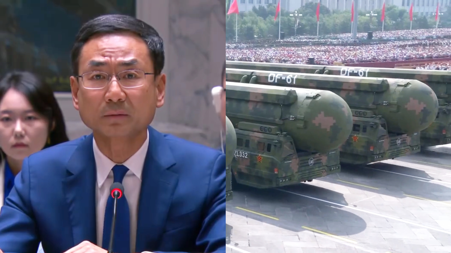 DF61导弹、歼20S、高能激光武器！看中国军队装备 听耿爽霸气发言_腾讯新闻