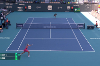 WTA1000迈阿密站1/32决赛：高芙vs肯宁丨【集锦】友尽局！高芙连下12局直落两盘淘汰肯宁晋级_腾讯新闻