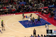 NBA常规赛：马刺vs76人丨怒气值满格！乔治接球三分迎射防守毫不讲理_腾讯新闻