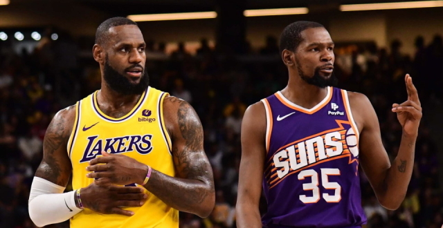 CCTV5不转，2大平台直播NBA湖人VS太阳，詹姆斯3杀杜兰特？_腾讯新闻