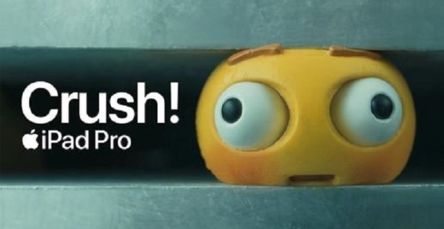 极度不妥？苹果为iPad Pro设计的“Crush”广告引发争议_腾讯新闻