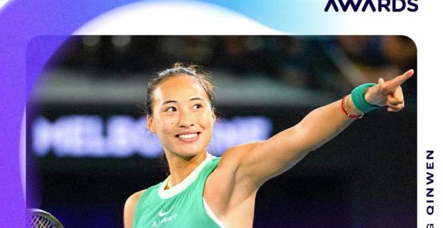 “Ace女王”再加冕“人气女王”！郑钦文当选2024赛季WTA最受球迷欢迎单打球员_腾讯新闻