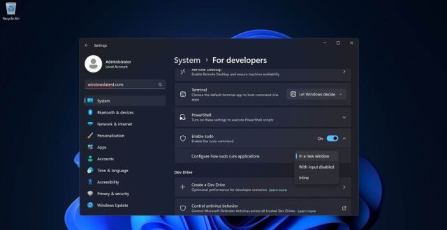 界面前瞻：微软 Win11 将原生支持 sudo 命令_腾讯新闻