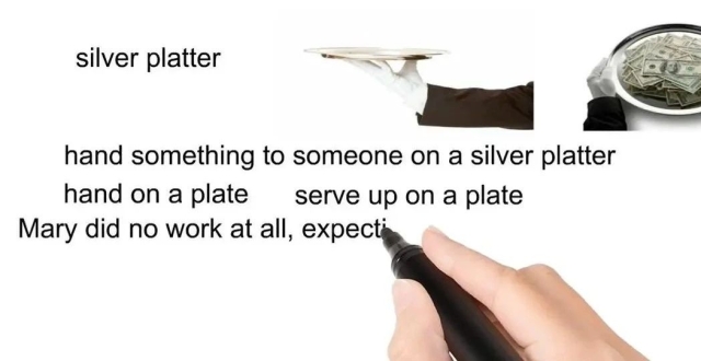 Jason：英语思维解密，为什么hand on a silver platter表示很容易得到，轻松学英语_腾讯新闻