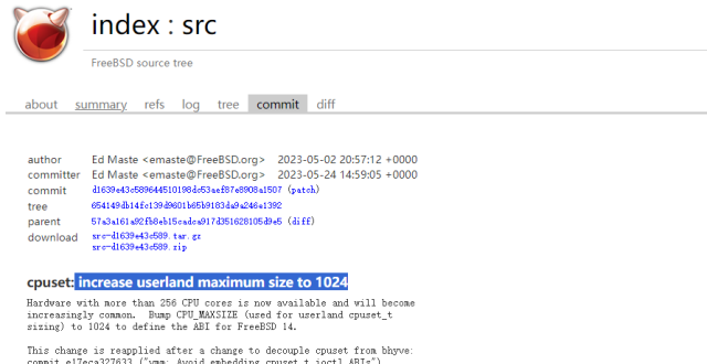 FreeBSD 14 稳定版计划 11 月初发布，最高支持 1024 个 CPU 核心_腾讯新闻