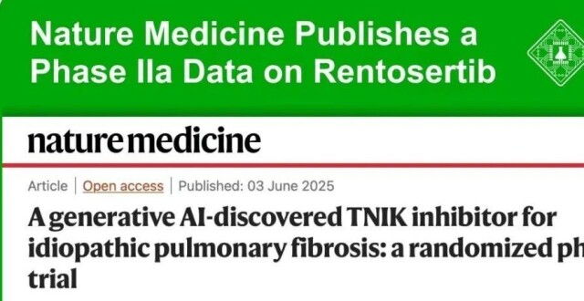 英矽智能最新Nat Med：AI驱动的抗特发性肺纤维化候选药物IIa期临床结果_腾讯新闻