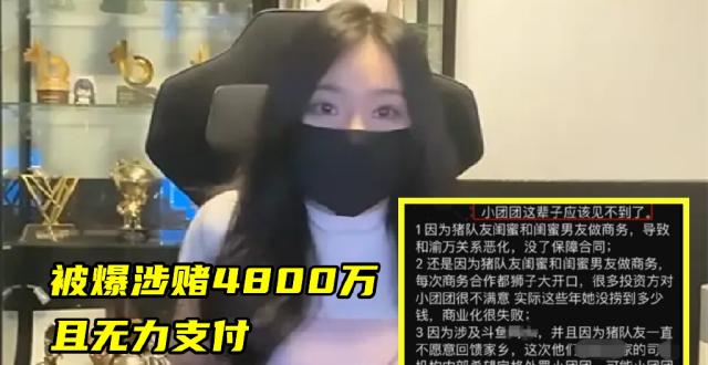 涉赌4800万，身家都不够交罚金？小团团被传判8年，无奈直播解释_腾讯新闻