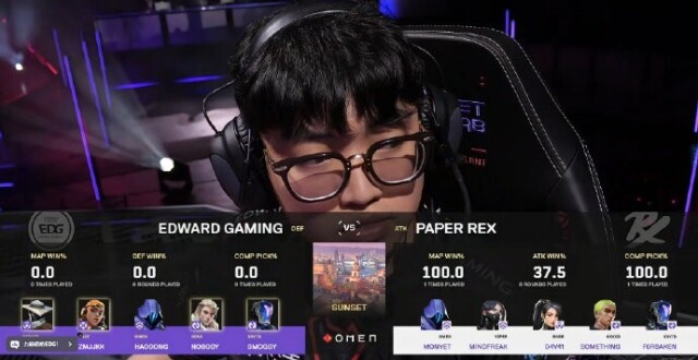 斩破心魔！无畏契约大师赛：EDG 2-1 PRX，全员发挥让一追二_腾讯新闻