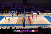 2025赛季VNL世界男排国家联赛1/4决赛：中国男排vs巴西男排丨这分拿得漂亮！彭世坤快球网前暴扣得手 _腾讯新闻