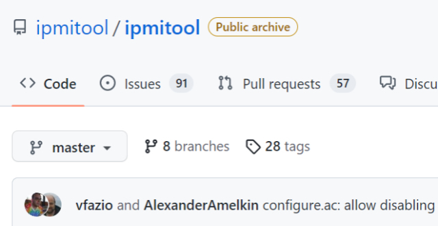 ipmitool 开发者账号被 GitHub 无故封锁，项目被归档_腾讯新闻