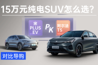 15万元纯电SUV怎么选？极狐阿尔法T5对比比亚迪宋PLUS EV_腾讯新闻