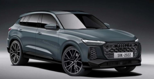 疑似2023款“奥迪Q5”曝光！提供全新外观设计，新增1.5T引擎_腾讯新闻