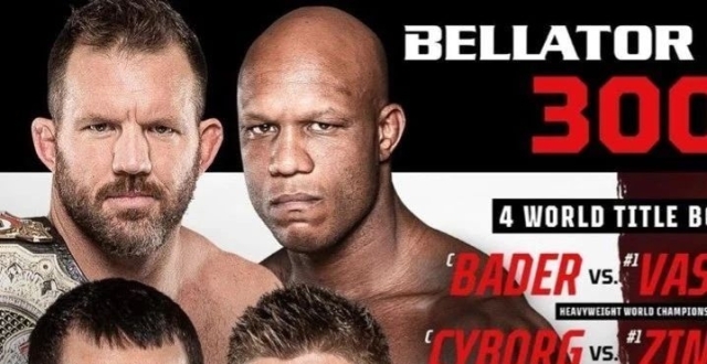 Bellator 300：四场冠军金腰带头衔战领衔_腾讯新闻