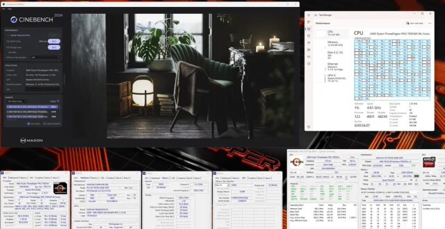 AMD 线程撕裂者 Pro 7995WX 水冷超频再次刷新 Cinebench 纪录_腾讯新闻