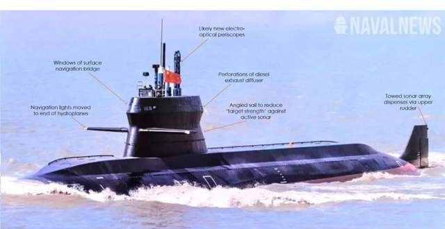 039C型“蘑菇头”潜艇，其影响力已经外溢，被称全球顶级常规潜艇_腾讯新闻