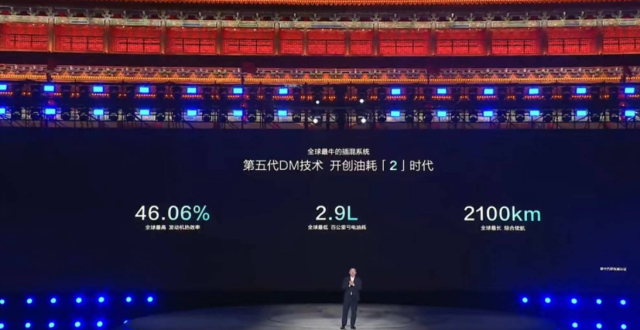 比亚迪第五代DM技术：续航2100km油耗2.9L，全球混动进入新时代_腾讯新闻
