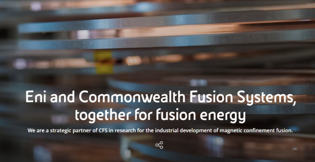 距离可控核聚变只剩10年时间？能源巨头Eni和CFS加强聚变能源研发_腾讯新闻