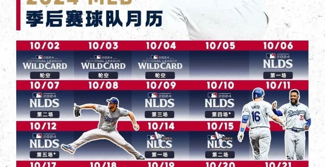 2024MLB季后赛球队专属月历大放送国联篇_腾讯新闻