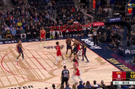 NBA常规赛：老鹰vs勇士丨总能战至最后一刻的原因 杰伦约翰逊内外开花反超比分_腾讯新闻