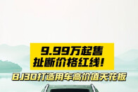 9.99万元起售，扯断价格红线！BJ30打造用车高价值天花板！_腾讯新闻