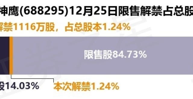 中复神鹰（688295）1116万股限售股将于12月25日解禁上市，占总股本1.24%_腾讯新闻