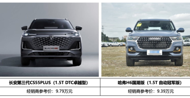 10万级紧凑型SUV甄选，长安第三代CS55PLUS PK 哈弗H6_腾讯新闻