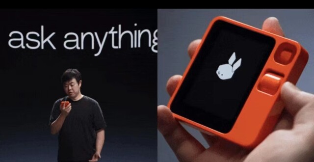 90后连续创业家吕骋以智能体Rabbit r1轰动CES_腾讯新闻