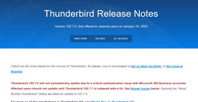 Thunderbird 102.7.0更新发布_腾讯新闻