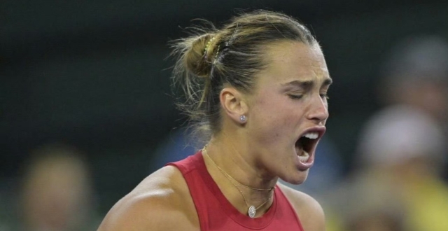 仅丢三局，萨巴伦卡2-0横扫对手，强势晋级WTA1000赛16强_腾讯新闻