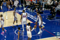 NBA季前赛：魔术vs76人丨要的就是强硬！班凯罗横冲直撞杀进篮下造成2+1_腾讯新闻