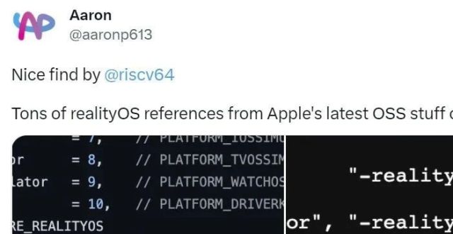 苹果GitHub开源库出现大量realityOS引用_腾讯新闻