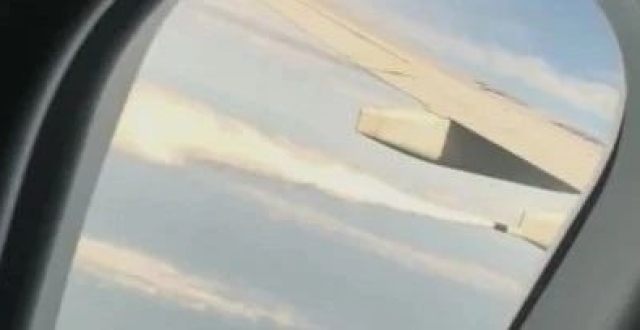 又出故障？东航一航班返航备降上海，乘客拍下飞机空中放油一幕_腾讯新闻